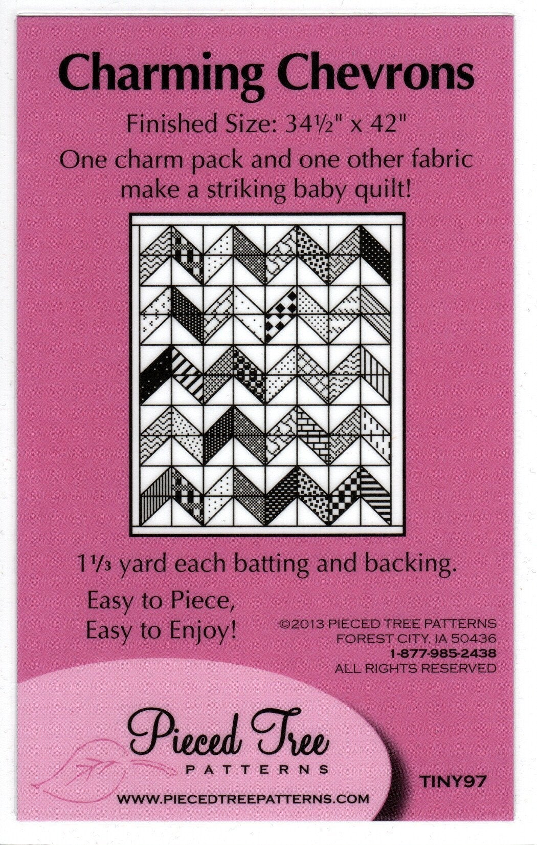 Pieced Tree Charming Chevrons Pattern